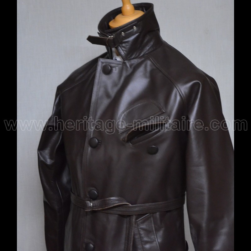 WWII French fighter pilot leather jacket