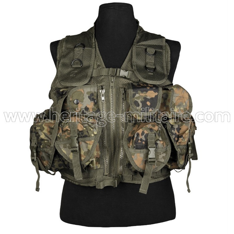 Tactical vest USMC with belt black
