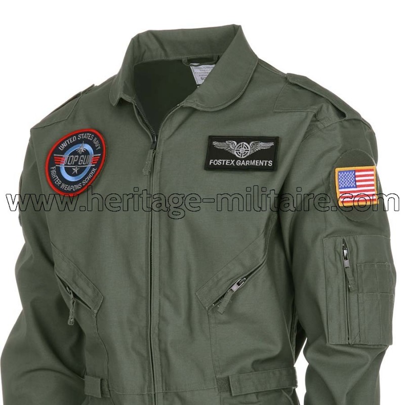 US pilot overall OD green