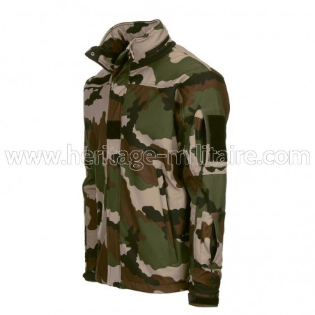 Tactical jacket Softshell french camo CCE