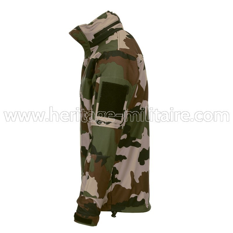 Tactical jacket Softshell french camo CCE