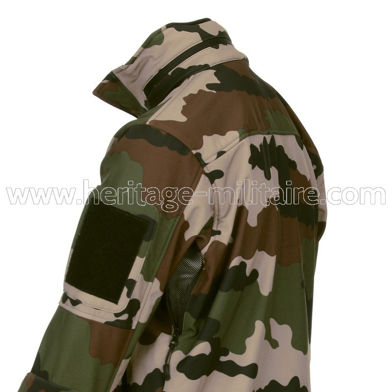 Tactical jacket Softshell french camo CCE