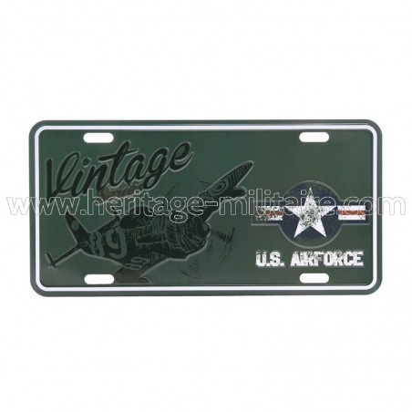 License plate US Air Force