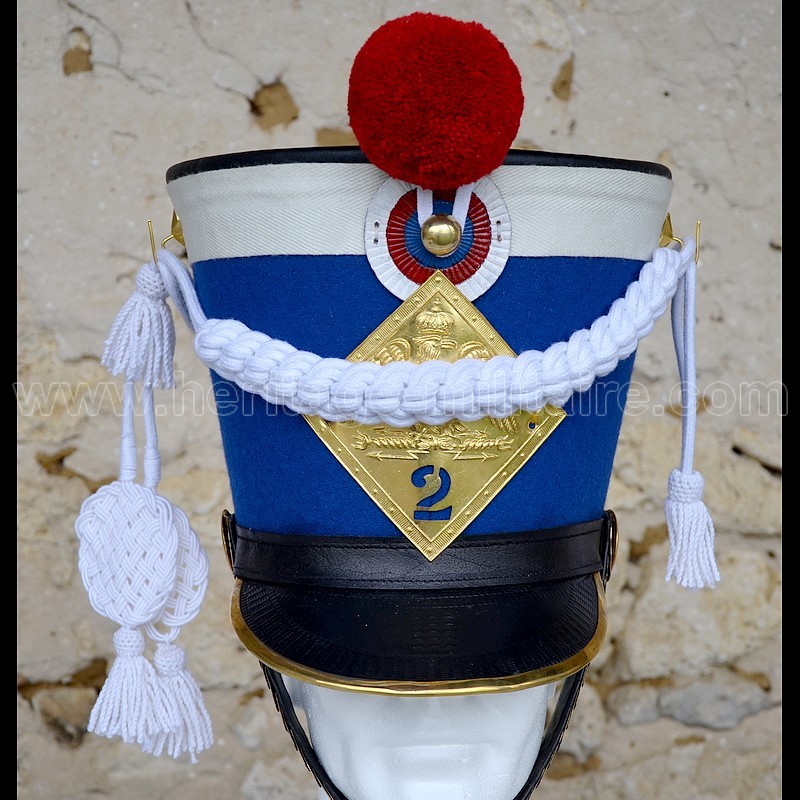 Shako 2nd Hussars Napoléon 1er
