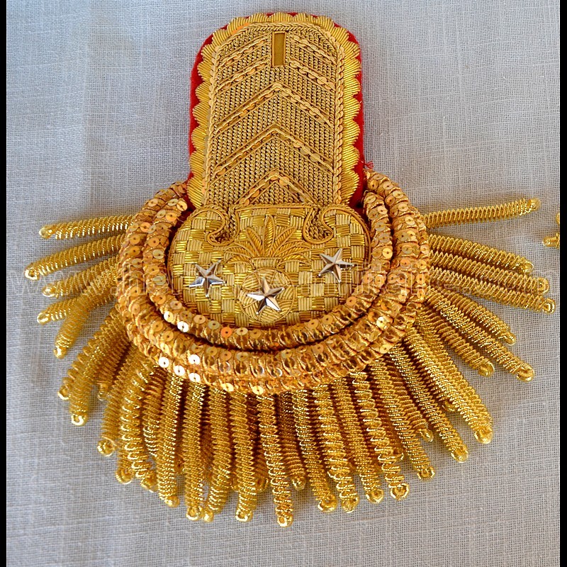Officer's Epaulettes Général of Division "Grenadier de la garde" N1er