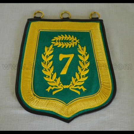 Sabretache officer of the 7th Hussard French cavalry 1800