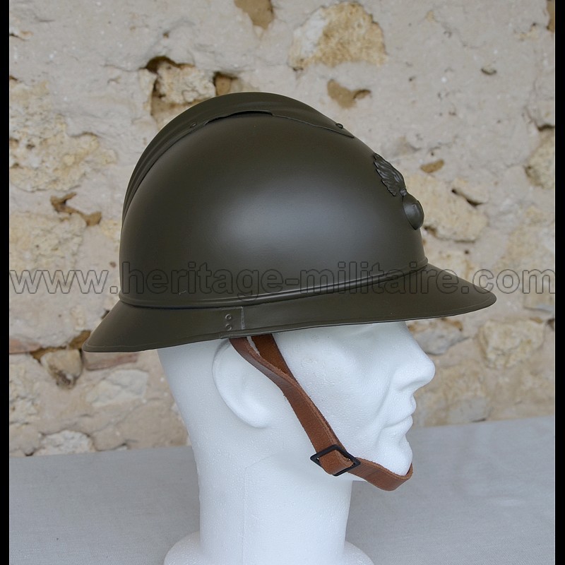 French helmet "Adrian" dark green