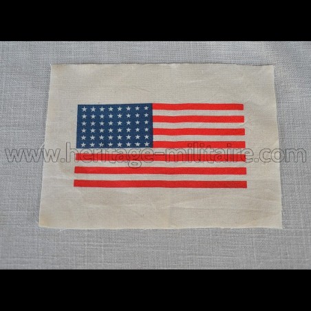 WWII COTTON 48 Stars USA Flag Arm Patch