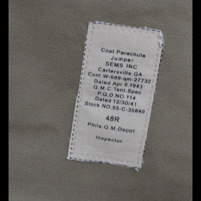 Jacket paratrooper M42 USA WWII