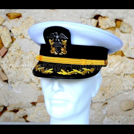 Captain / Commander Officer's Cap USN "Summer" WWII