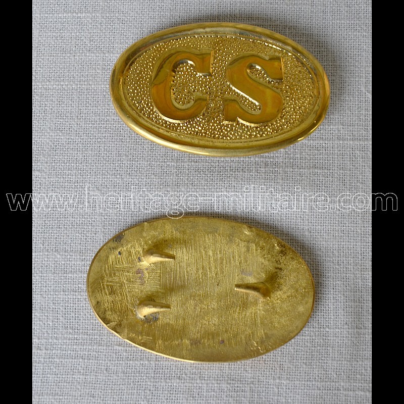 Buckle oval with 3 hooks CS