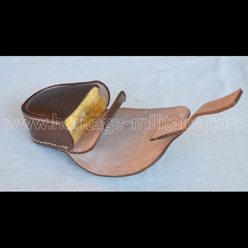 Cap box "Front Shield style" DARK BROWN