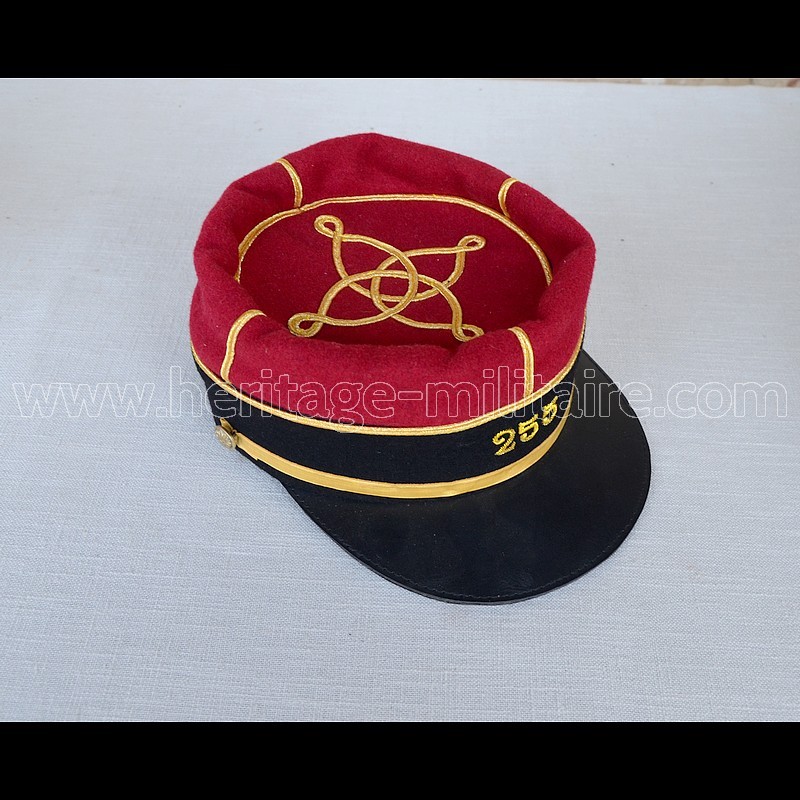 Kepi "Foulard" mod 1884 officer Second Lieutenant 255 rgt French ...
