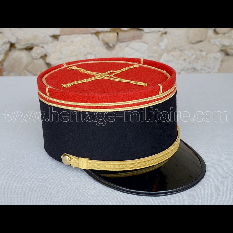 Kepi French Officer Infantry model "Polo 1884" First-Lieutnant