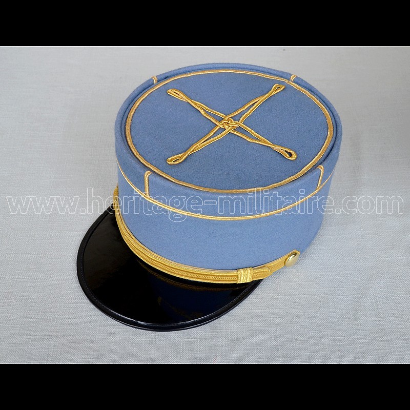 Kepi French Officer model "Polo" blue horizon Second-Lieutnant