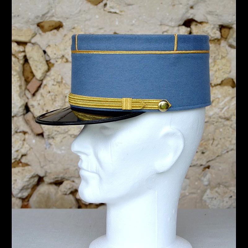 Kepi French Officer model "Polo" blue horizon Second-Lieutnant