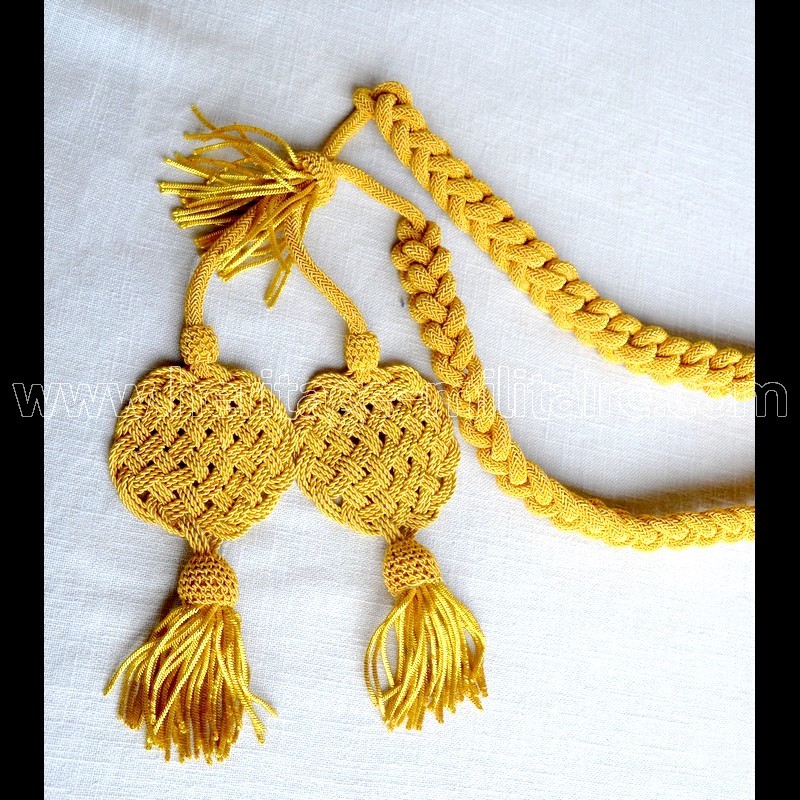 Gold racket cords for shako senior officer's 1st Empire