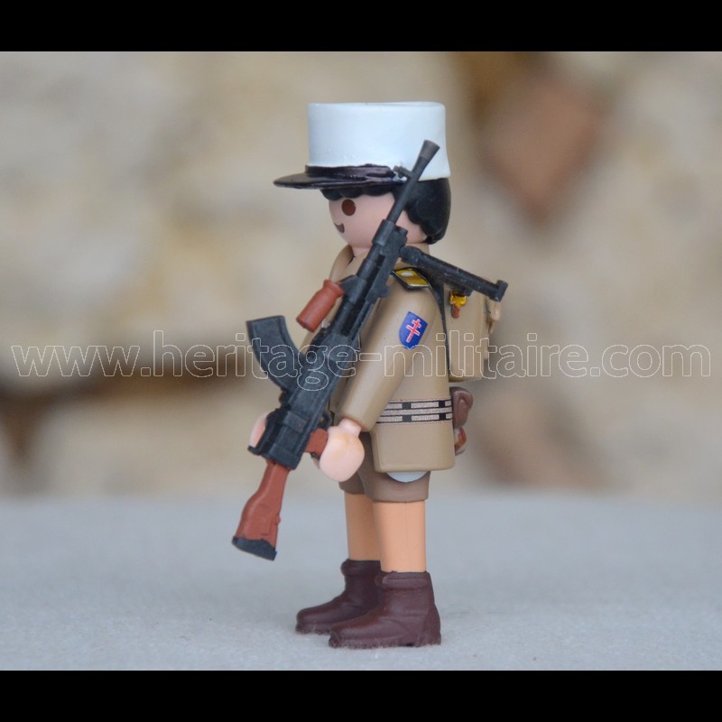 "Playmobil" French Foreign Légion with machin gun WWI