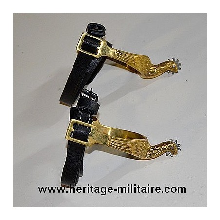 Spurs officer eagle head