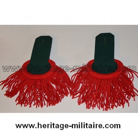 Epaulets French Foreign Legion dress uniform WWII - until present day