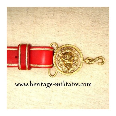 Ceinturon de sabre type officier avec galon