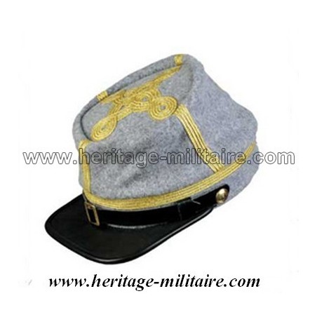 CS officer cap grey golden stripe