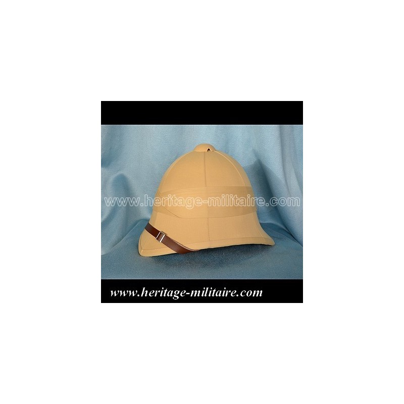 Beige helmet colonial Empire Napoleon III
