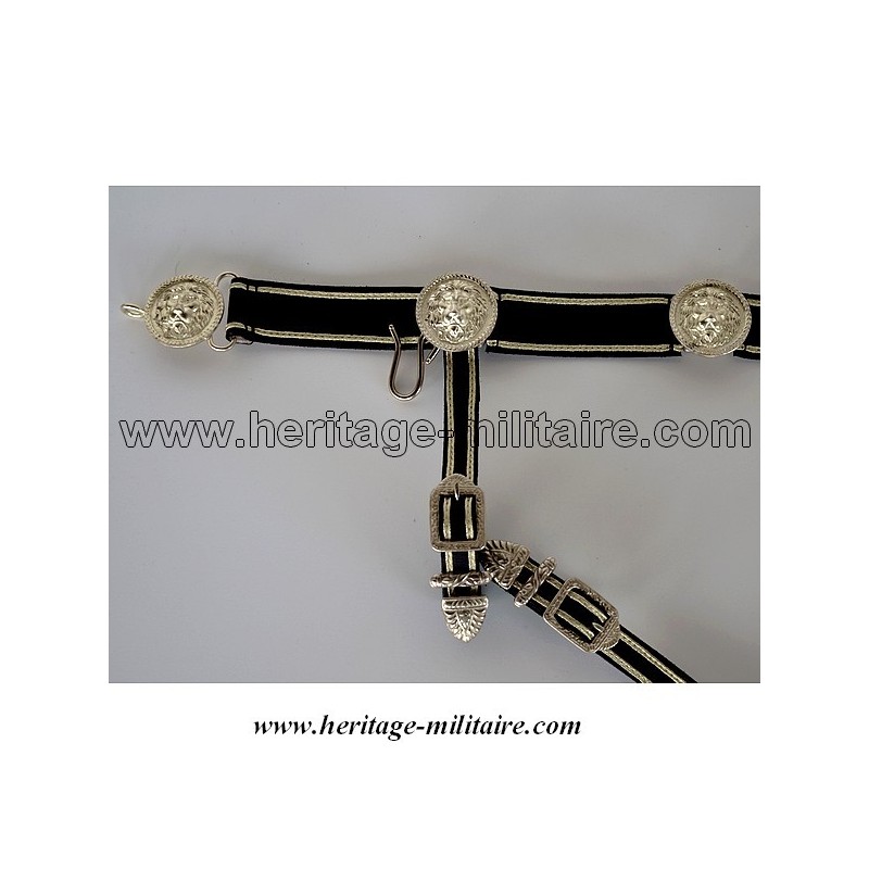 Ceinturon de sabre type officier avec galon