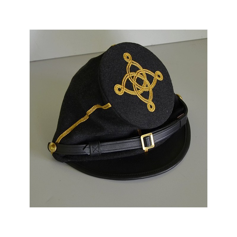 CS officer cap grey golden braid bummer Mac Dowel