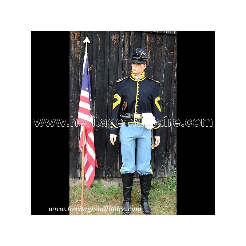 Set uniforme de cavalier "Shell Jacket Cavalry 1854 - 1871" Union.