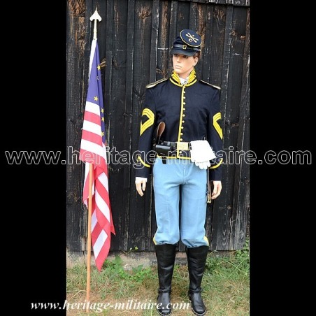 Set uniforme de cavalier "Shell Jacket Cavalry 1854 - 1871" Union.