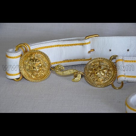 Ceinturon de sabre type officier avec galon