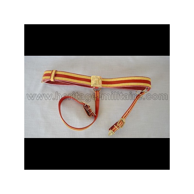 Saber belt type officer "French chevau-legers Lanciers"