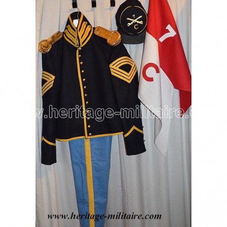 Set uniforme de cavalier "Shell Jacket Cavalry 1854 - 1871" Union.