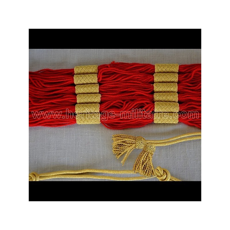 Ceinture echarpe d'officier de cavalerie légère