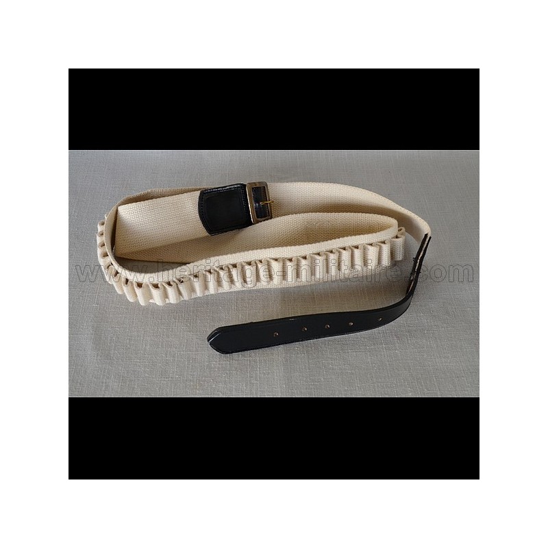 Cavalry belt with caliber 45 cartridges BLACK